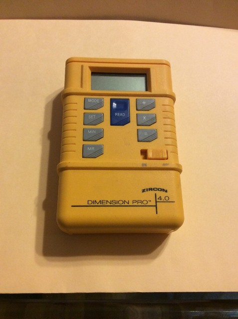 Zircon Dimension Pro 4.0 Ultrasonic Measuring Tape Once for sale online ...