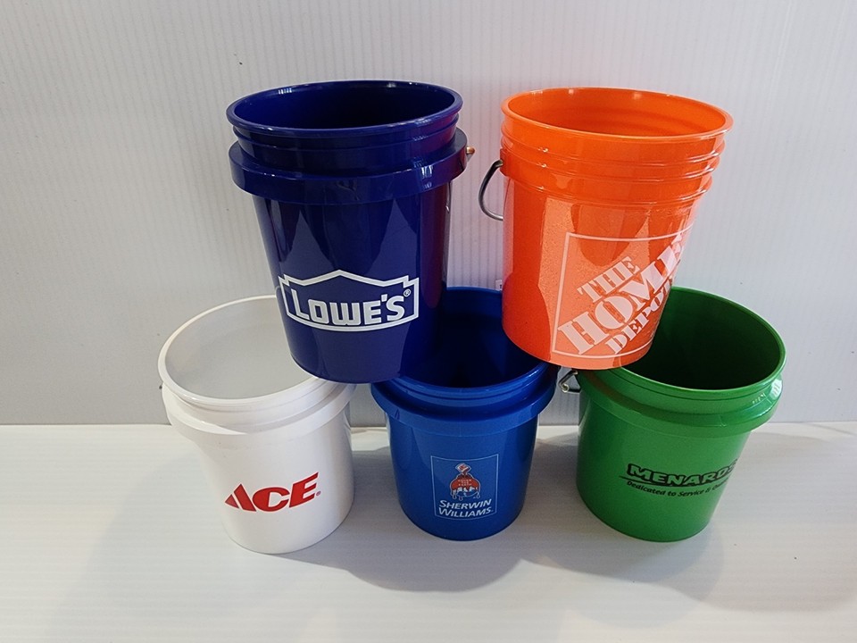 Sherwin Williams, Menards, Home Depot, Ace, Lowes, Mini Buckets 4in 5 ...