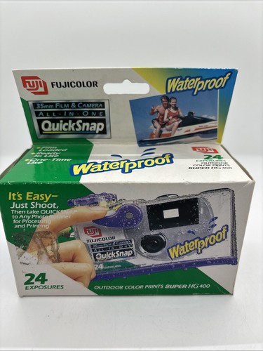 Fuji QuickSnap Waterproof 35mm Camera - Single Use 24 Exposures - Exp 8/1994 | eBay