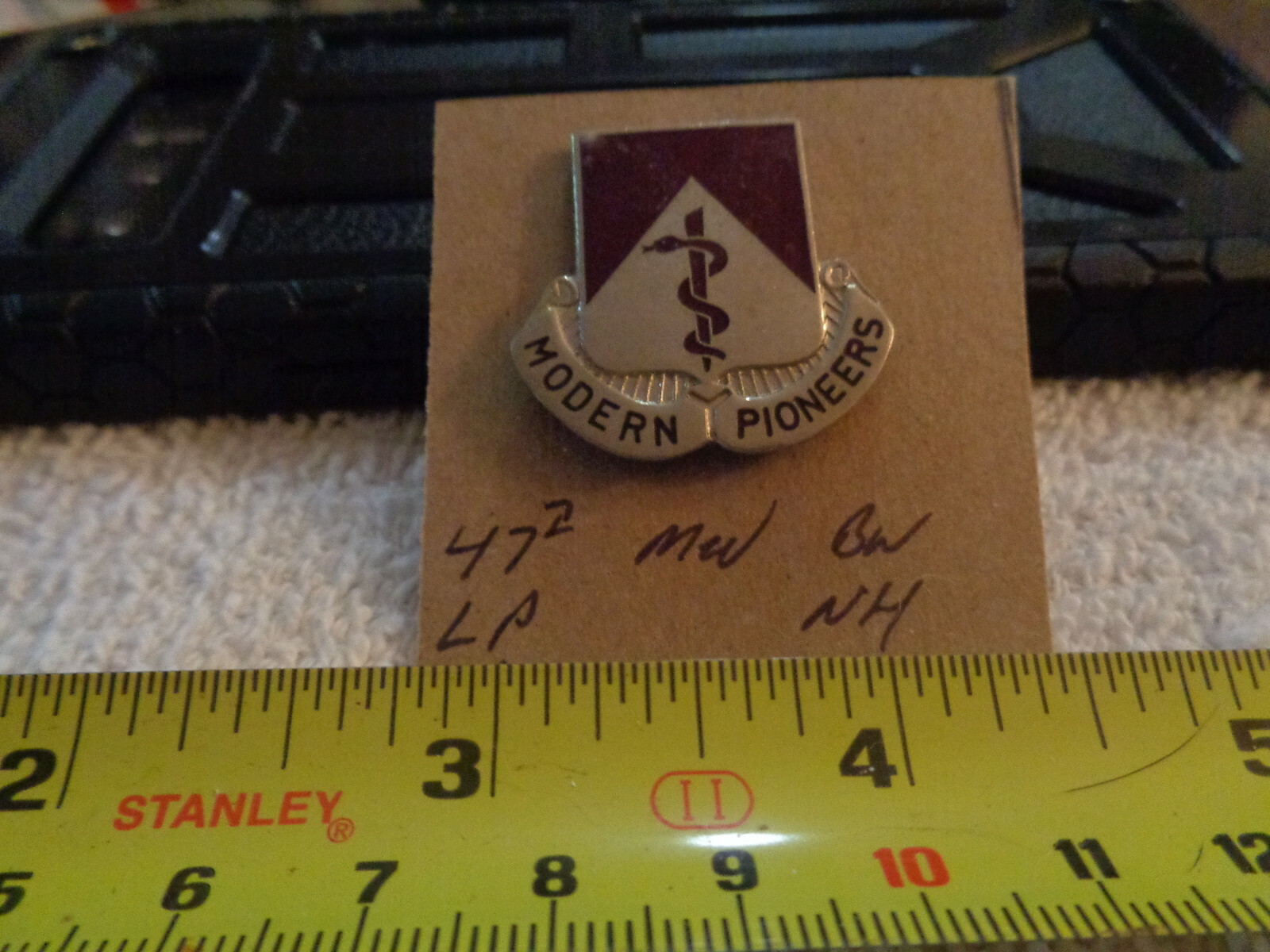 47th Medical Battalion (long post) NH Unit Crest, DI, DUI (DRAW#44) | eBay
