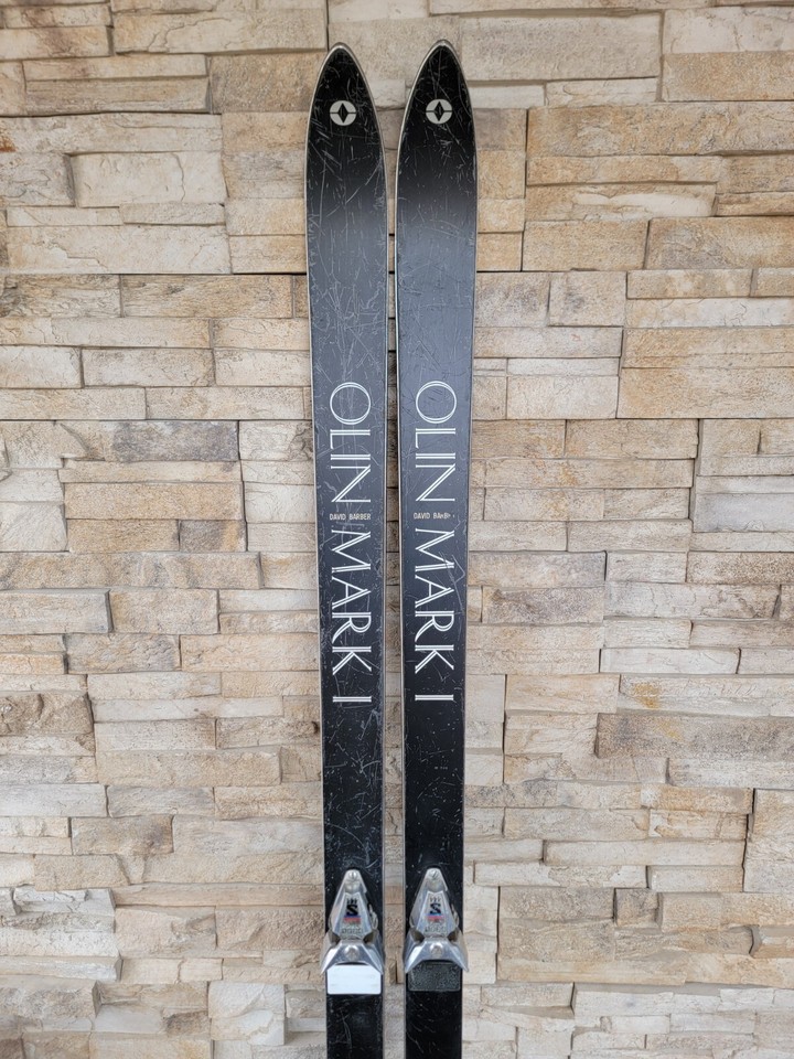 Vintage 1970s Olin Mark I snow skis with Salomon bindings 185cm | eBay