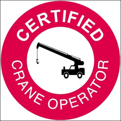 Hard Hats - Crane Stickers