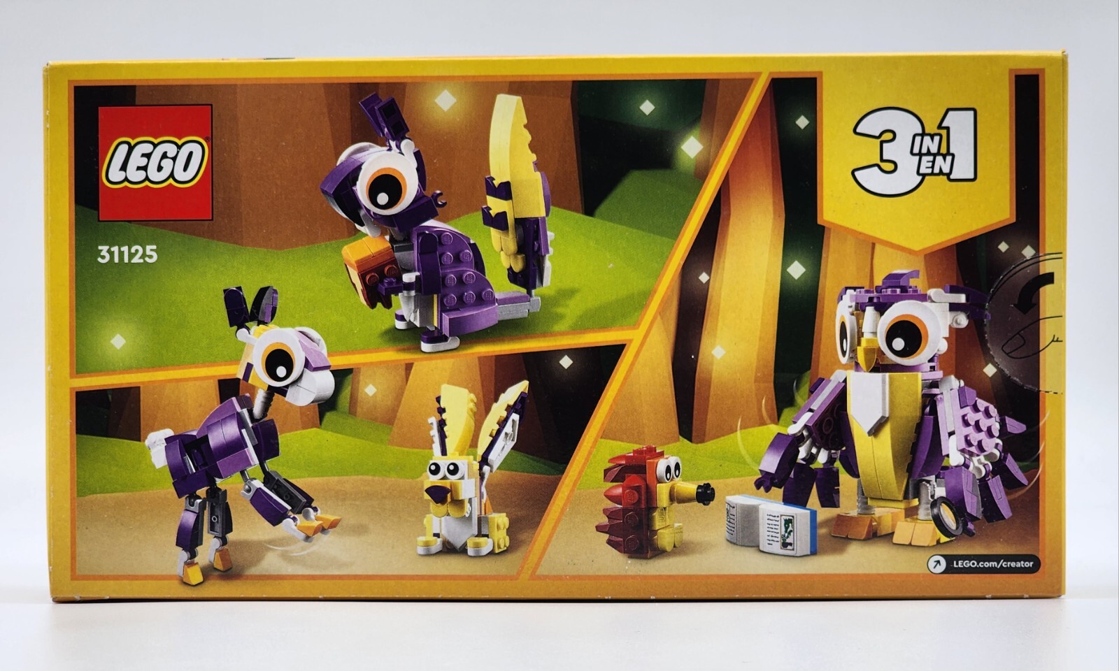 LEGO CREATOR SET 31125 FANTASY FOREST 175pcs FACTORY SEALED OWL ...