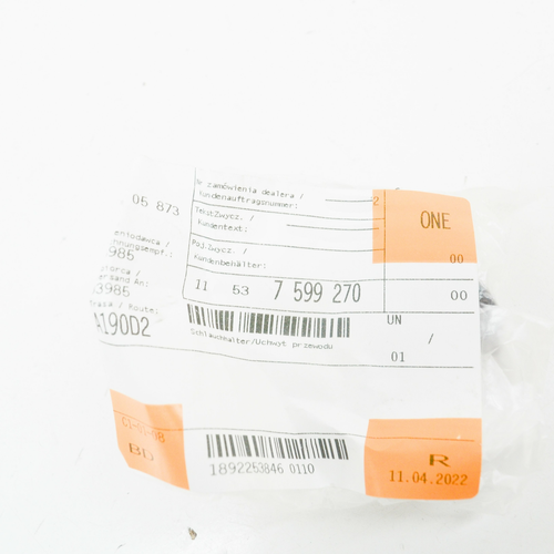 NEW BMW 1 F20 RADIATOR COOLING HOSE CLAMP 11537599270 7599270 ORIGINAL ...