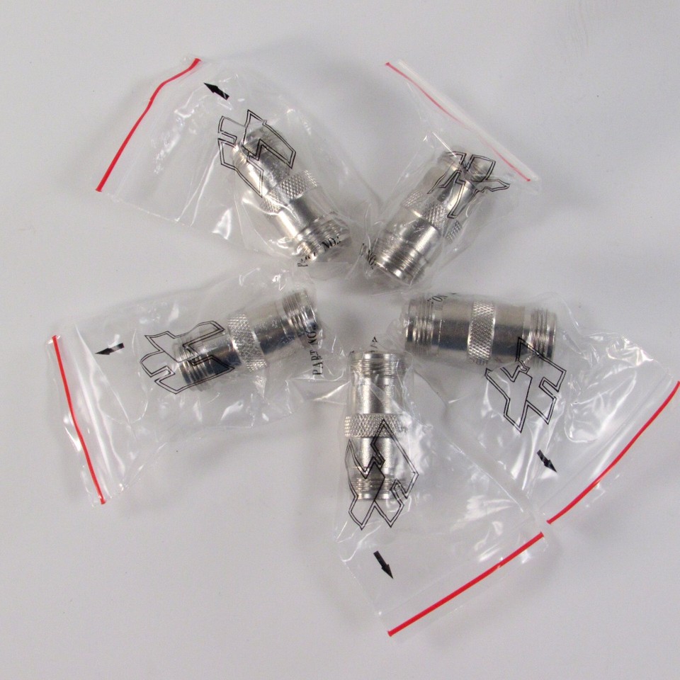 LOT of 5 Hus Tsan N-08-TGN Adapter N-Type Female to N-Type Female | eBay