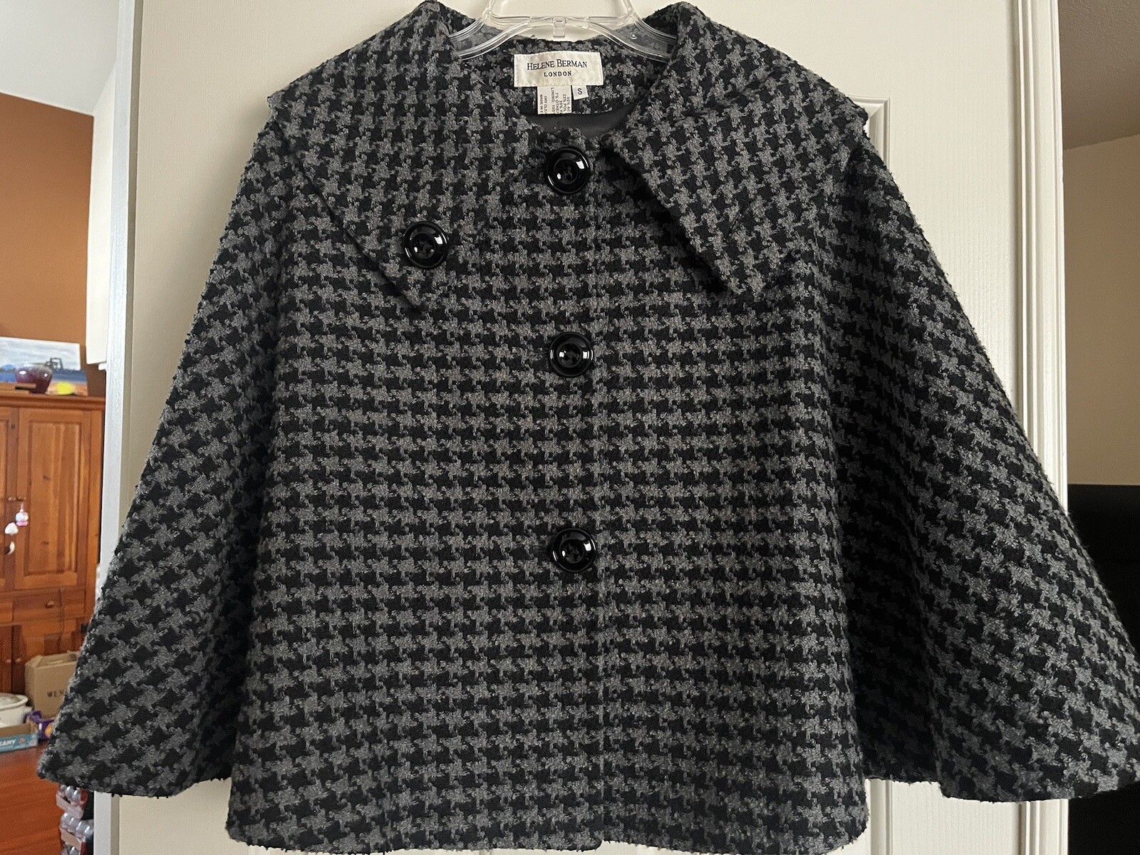 Helene Berman Cape Wool Blend - Womens S - Gem