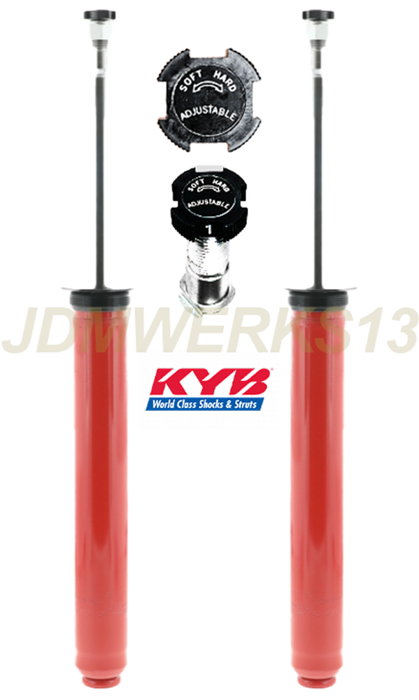 KYB 2 FRONT AGX Adjustable SHOCKS TOYOTA CELICA 71 - 74 RA20 RA22 TA20 ...