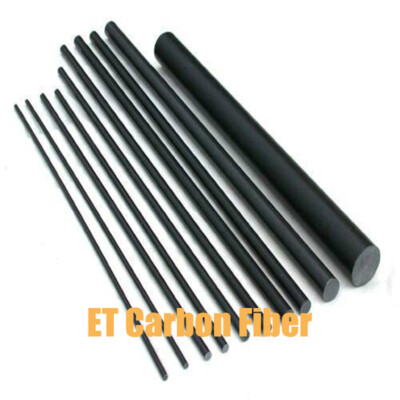 10pcs Carbon fiber rods OD1.0mm 2.0mm 2.5mm x 500mm for RC Plane/Model ...
