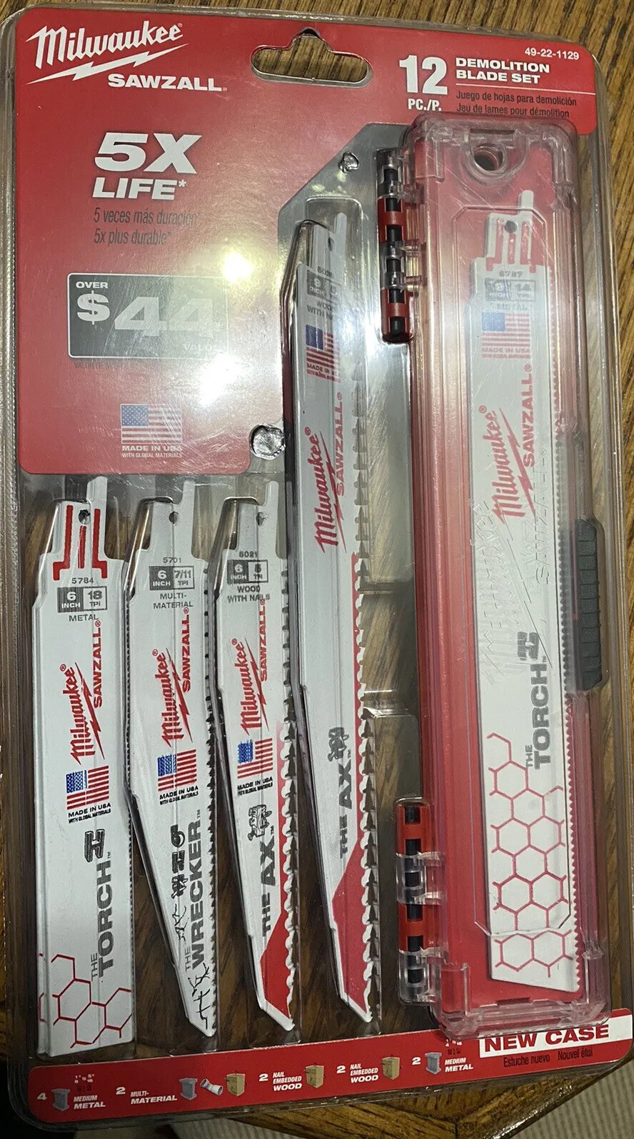 Milwaukee SAWZALL Demolition Blade Set (Pack of 12) 45242180813| eBay