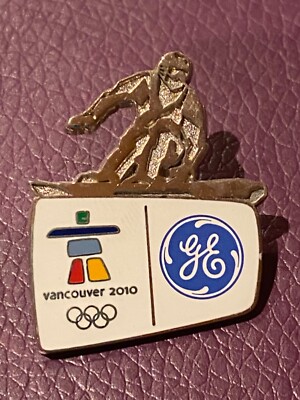 VANCOUVER 2010 - GE SNOWBOARD OLYMPIC SPONSOR PIN | eBay