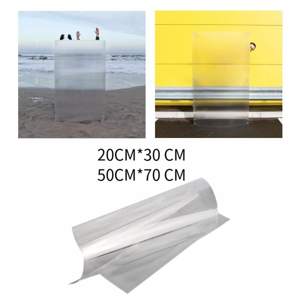 Sheet Invisible Material Invisibility Shield,Magician Tricks Prop Real ...