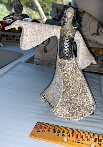 ANGEL BY ARTSTONE CARSON 5 1/2 INCHES TALL hope and desire give wings ...