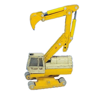 ERTL bacco construction toy vehicle cat yellow vtg diecast metal ...