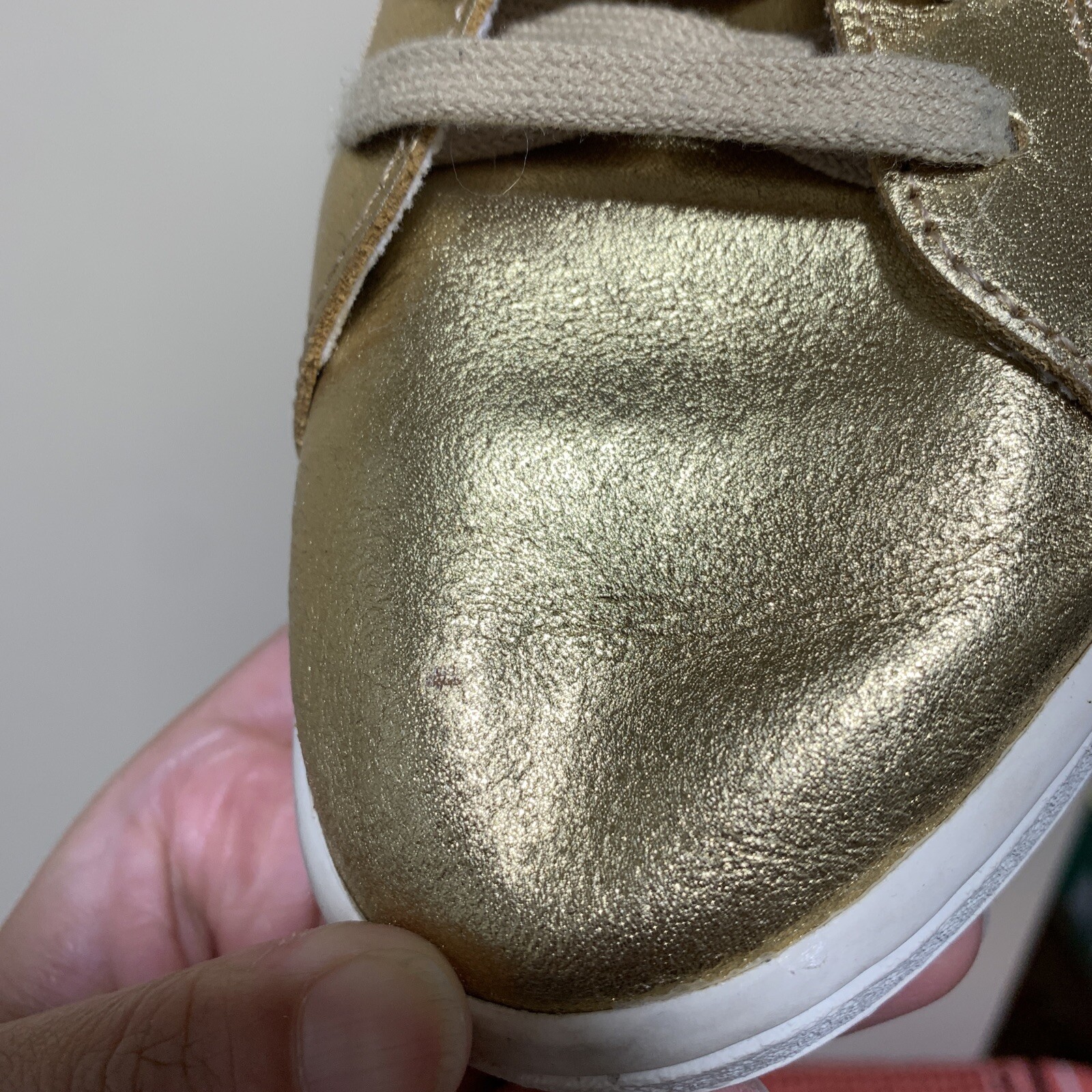 Reebok Metallic Gold Classic RETRO Sneakers Women'Siz… - Gem