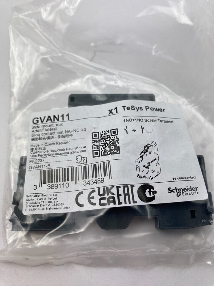 Schneider Electric Tesys GVAN11 6A 690V | eBay