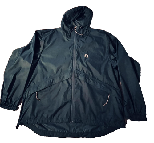Red Ledge Jacket Mens Large Green Hooded Rain Waterproof Windbreaker ...
