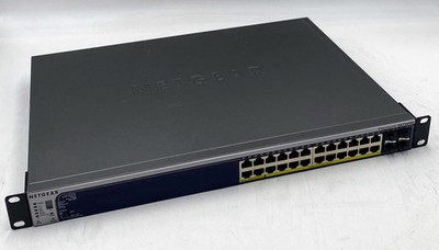 NetGear ProSafe GS724TPS 24-Port Gigabit PoE Smart Switch 606449085877 ...