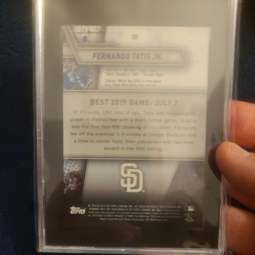 2019 Bowman's Best Fernando Tatis Jr. Atomic Refractor RC SGC 9.5 🔥 | eBay