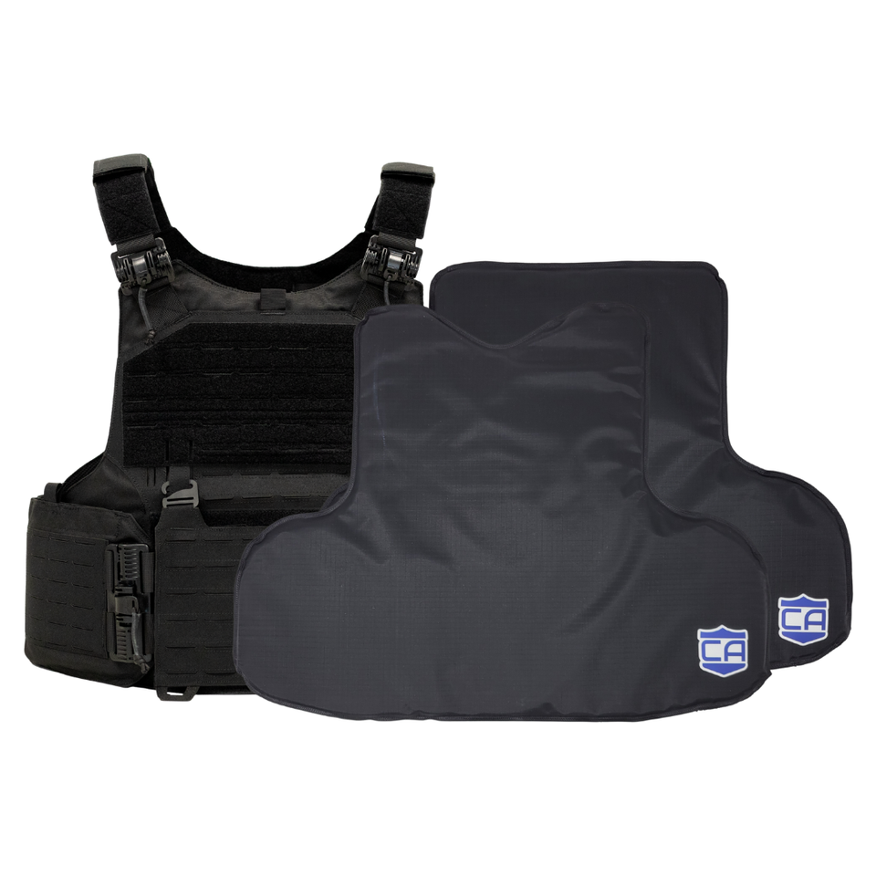 CaliberX Soft Body Armor with Modular Overt Defense (M.O.D.) Plate ...