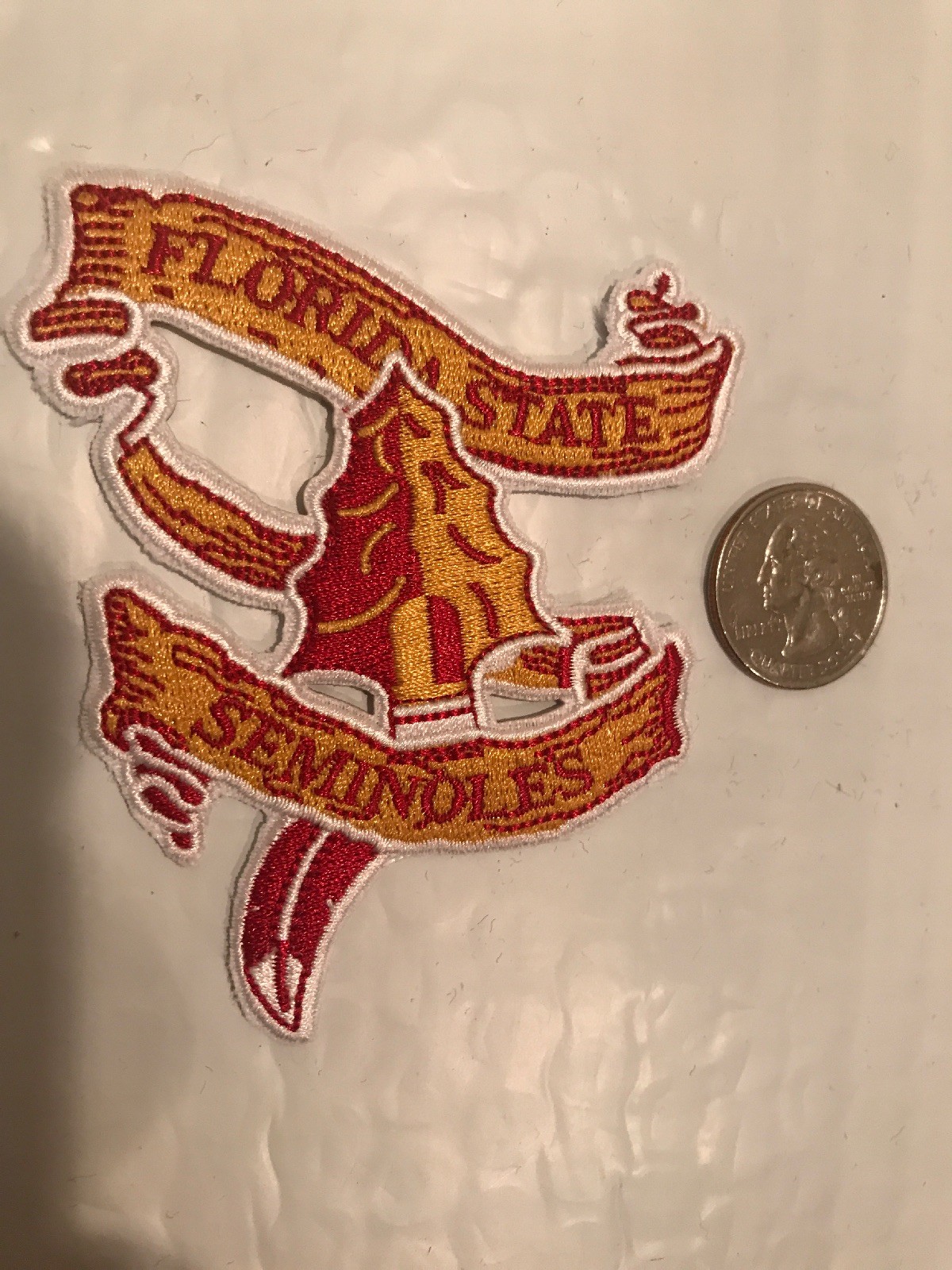 FSU Florida State Seminoles Vintage Embroidered Iron Patch 3.5” X 3” | eBay