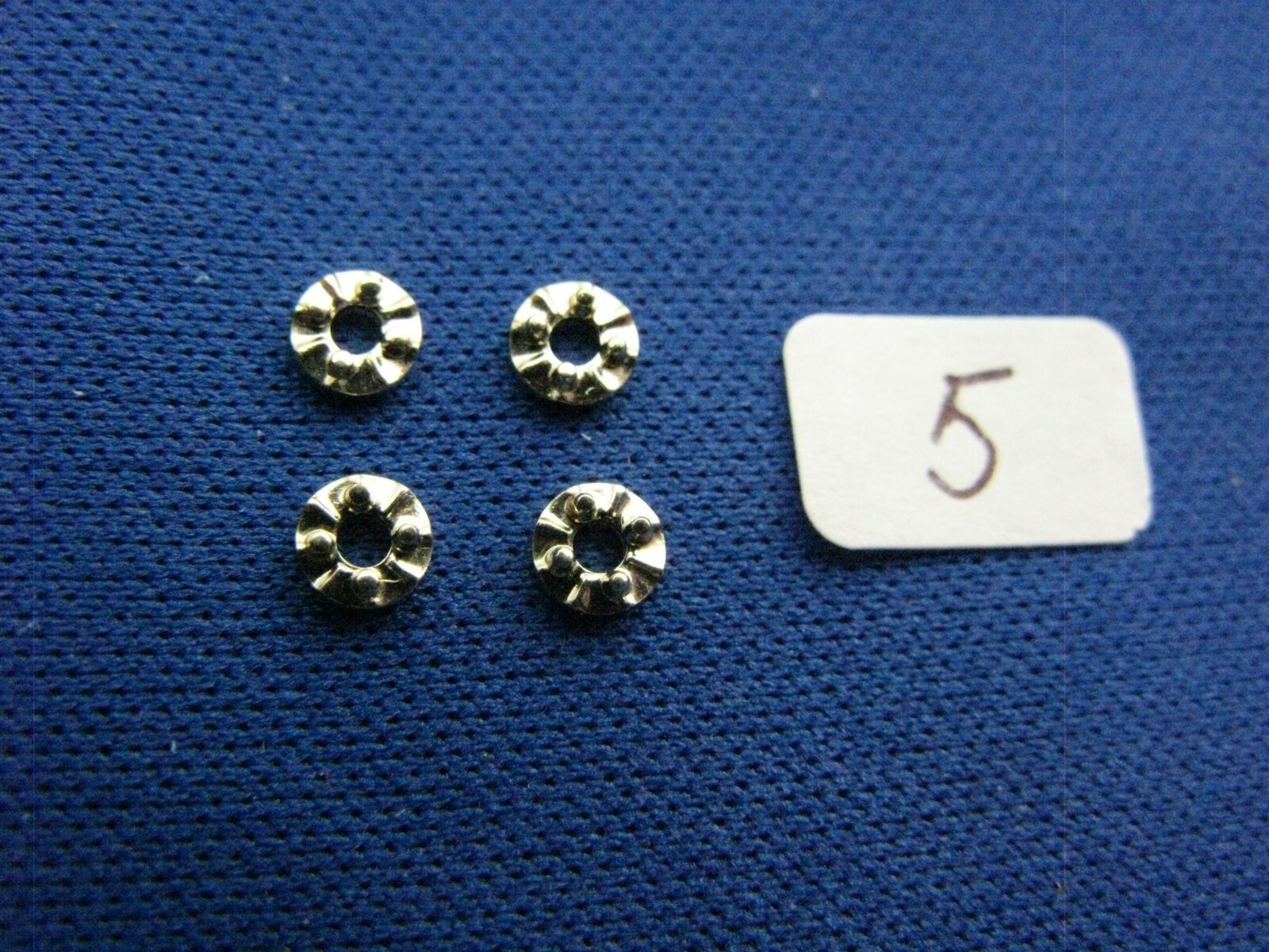 14K Yellow Gold Round Illusion Top Settings for 0.10ct Stones NEW (#5 ...