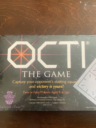 Octi The Game Vintage 1999 New Old Stock Abstract Strategy Game 2-4 ...