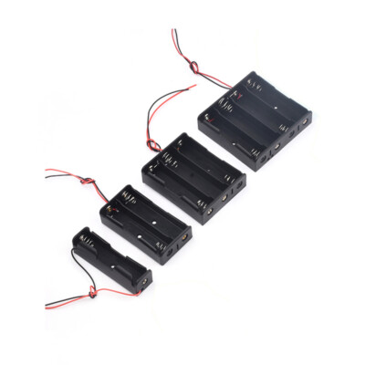 Battery Holder Box Case Connector for 18650 1 2 3 4 Position Parallel ...