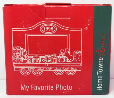1998 My Favorite Photo Train Car JC Penney Home Towne Express Christmas ...