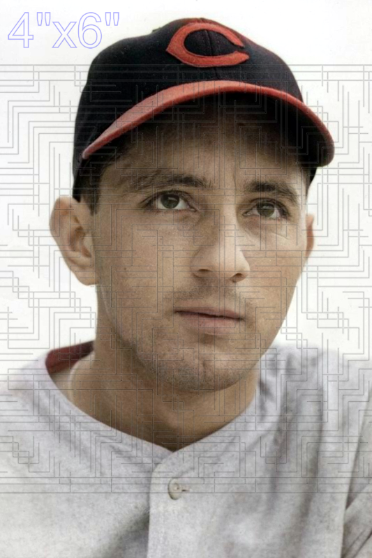 Eddie Lukon - 1941 Cincinnati Reds - choose a size - colorized print | eBay
