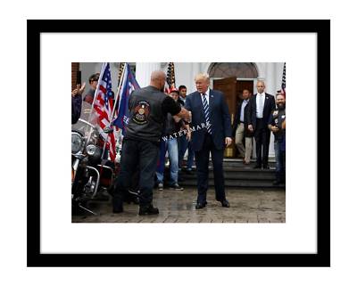 Donald Trump 8x10 Photo Print Bikers for Trump Harley Motorcycle ...