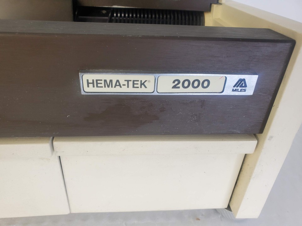 Miles - Bayer Hema-Tek 2000 Slide Stainer 4488 W/Accessories | eBay