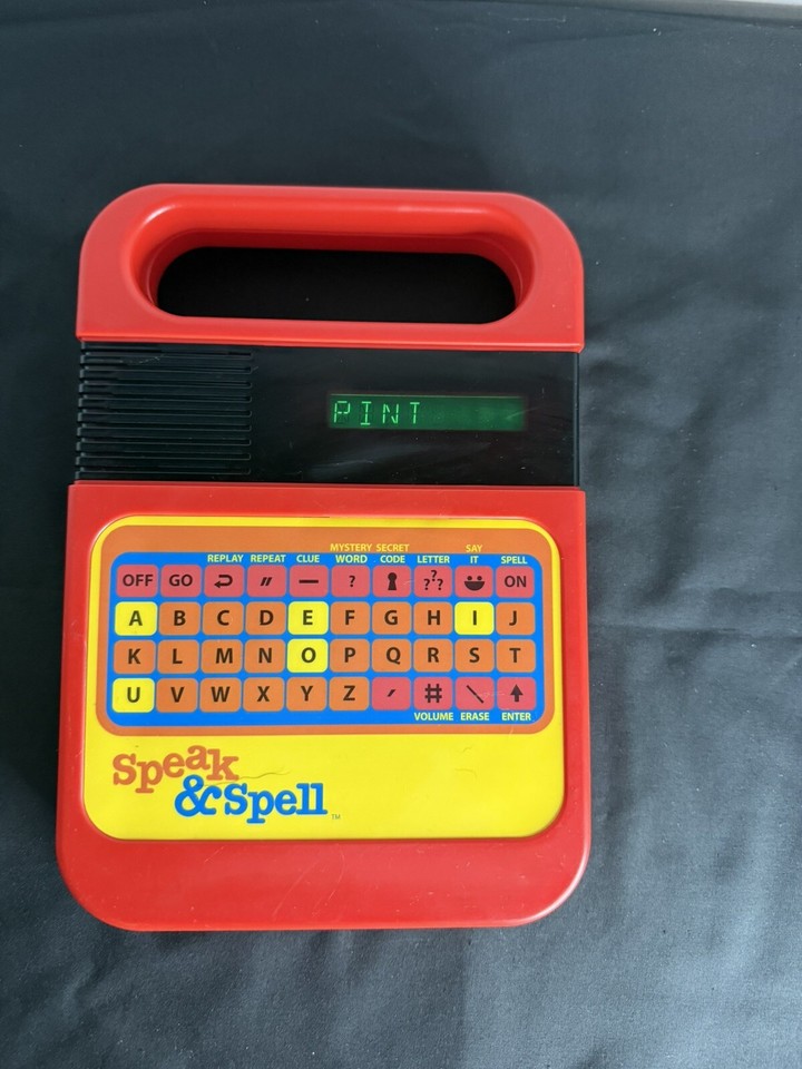 Vintage Speak & Spell Electronic Learning Toy WORKS | eBay