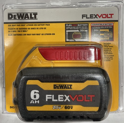 DeWalt - DCB606 - 60 volt Flex Volt 6 amp Battery | eBay