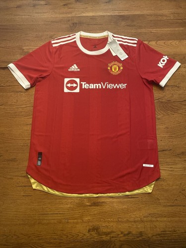 adidas Manchester United 21/22 Home Authentic Men's Jersey - Real Red ...