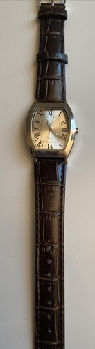 SKC China Movement Quartz Ladies Watch with Brown Leather Band New ...