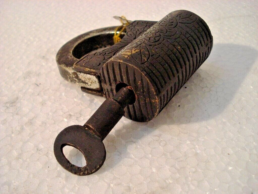 Handmade Working Functional Brass Handcuff Vintage Finish Padlock With ...