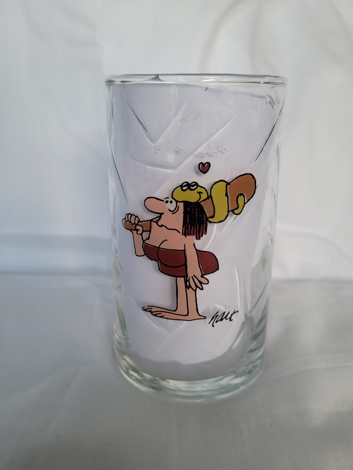VTG 1981 BC Comic Strip Character FAT BROAD JANE 5" Glass NICE Arby's ...