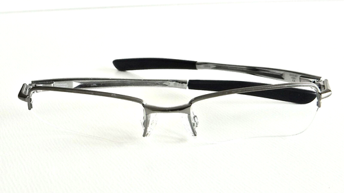 Oakley Eyeglasses OX3167-0251 Polished Gunmetal Half Rim Frames 51-18 ...