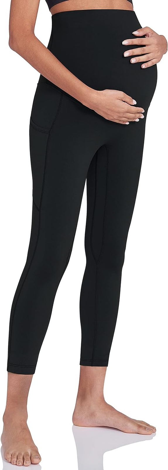 Women'S Maternity Workout Leggings over the Belly Pregnancy Active Wear ...