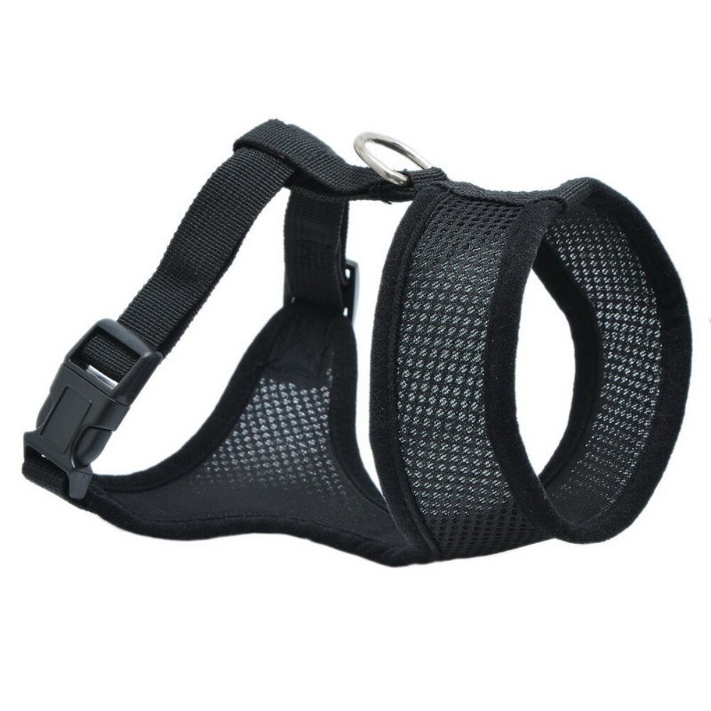 Cat Harness Adjustable Kitten Restraint Outdoor Mesh Breathable Stop ...