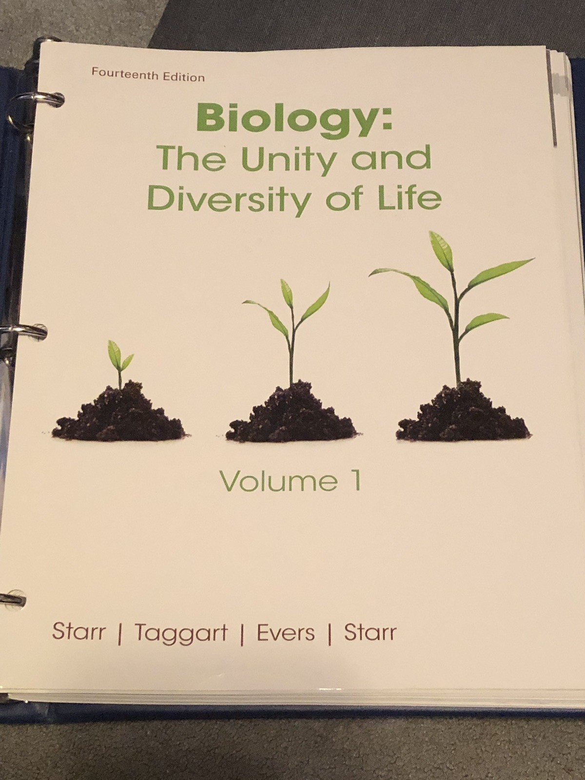 Biology: The Unity And Diversity Of Life 14th Edition Volume 1 | eBay
