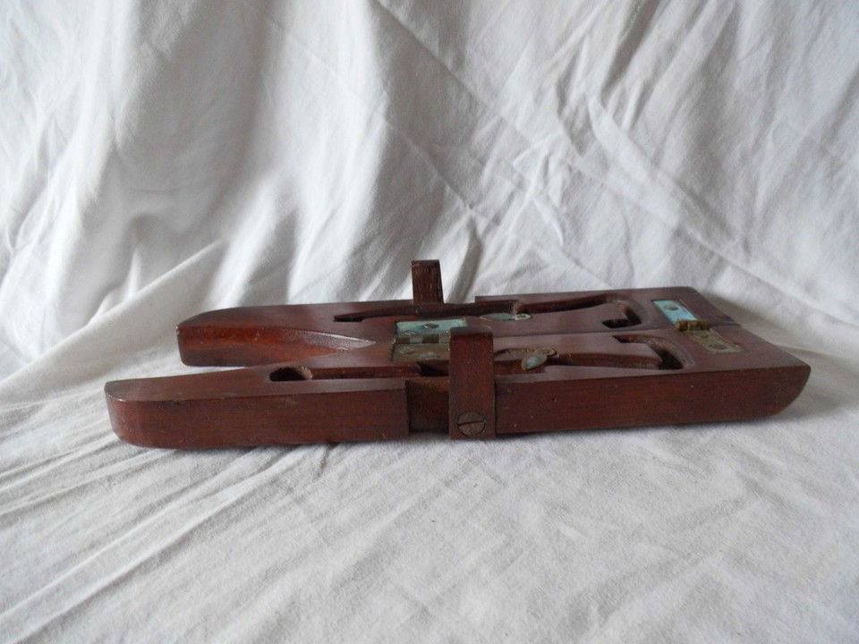 Folding Boot Jack Puller Antique Mahogany Wood | eBay UK