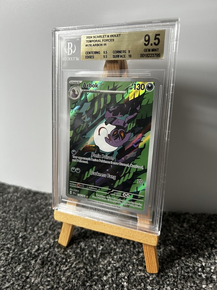 Pokémon TCG Arbok Temporal Forces IR 176/162 - BGS 9.5/Psa 10 Gem Mint ...
