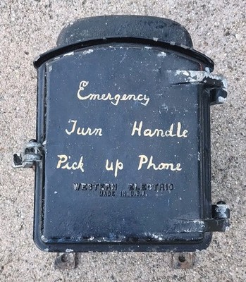Rare Vtg Western Electric Bell Explosion Proof 1446E Mine Mining Phone ...