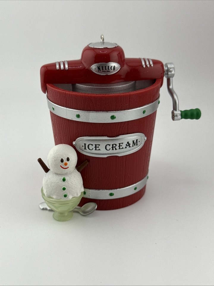 Hallmark Keepsake 2025 Nellco Ice Cream Maker Ornament | eBay