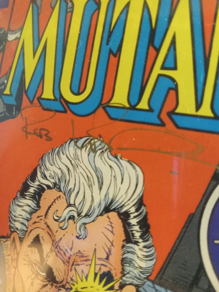New Mutants 87 White Pgs 1990 Marvel KEY 1st Cable Stryfe signed Rob ...