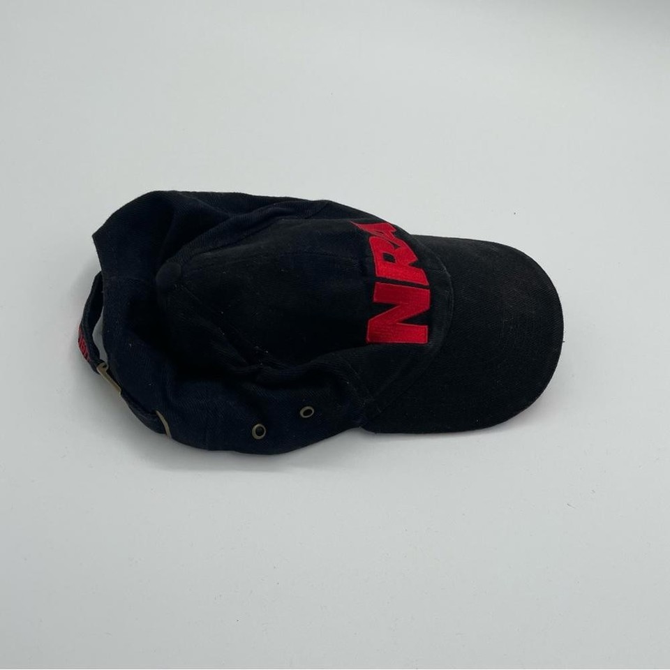 NRA hat black and red | eBay