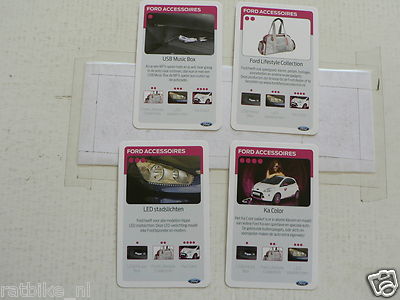 FORD ACCESSOIRES KWARTET KAART SET OF 4 CARDS, QUARTETT CARD,LED,KA ...