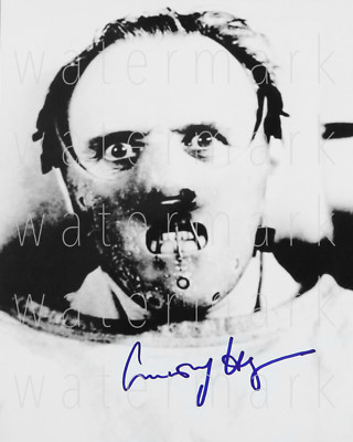 Hannibal Lecter Anthony Hopkins signed 8x10 rp photo picture poster ...