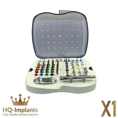 Carbon DLC Conical Integral Stopper Drills Kit Dental Fixture ...
